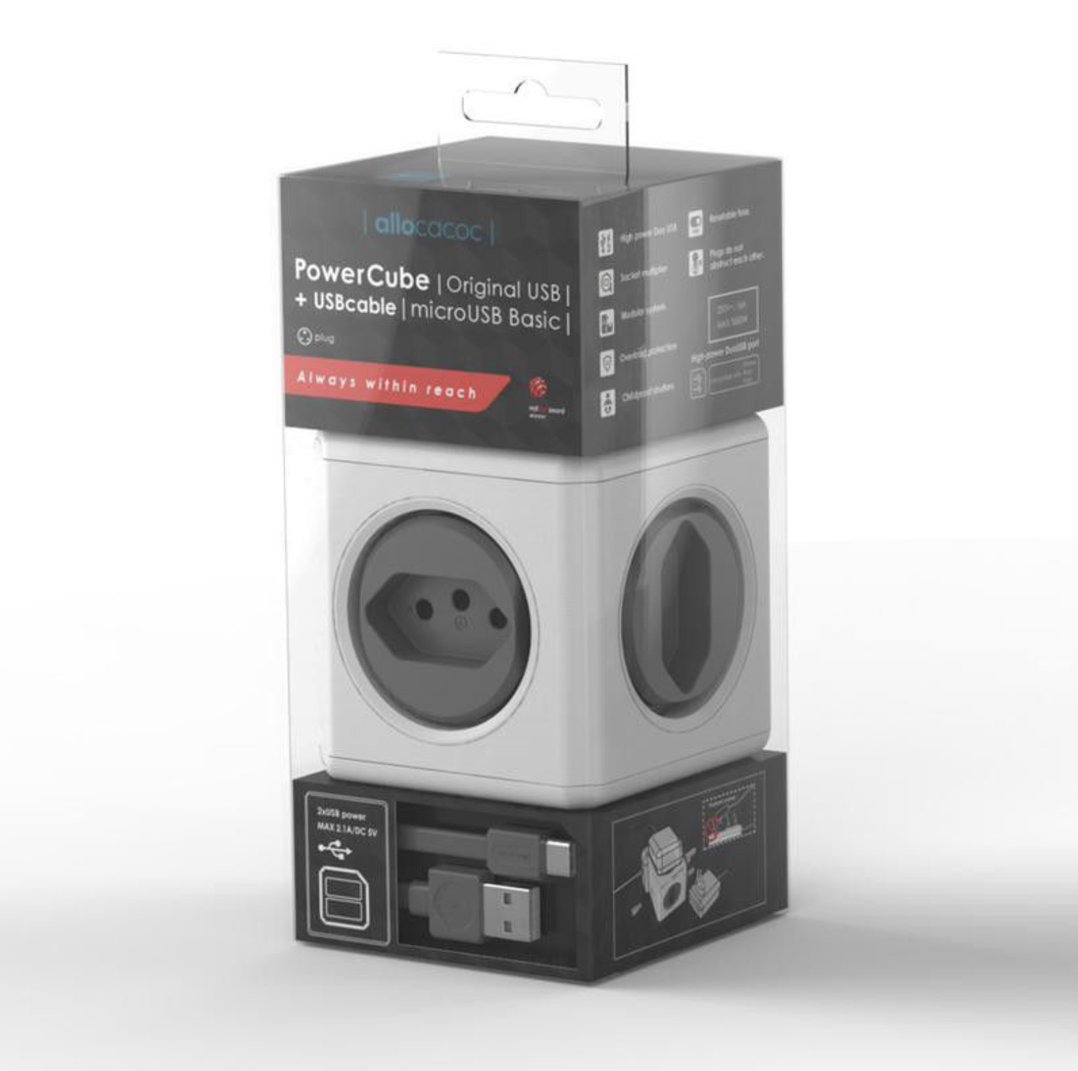 28% off on Powercube MN Multi-Plug w/ USB Cable | OneDayOnly