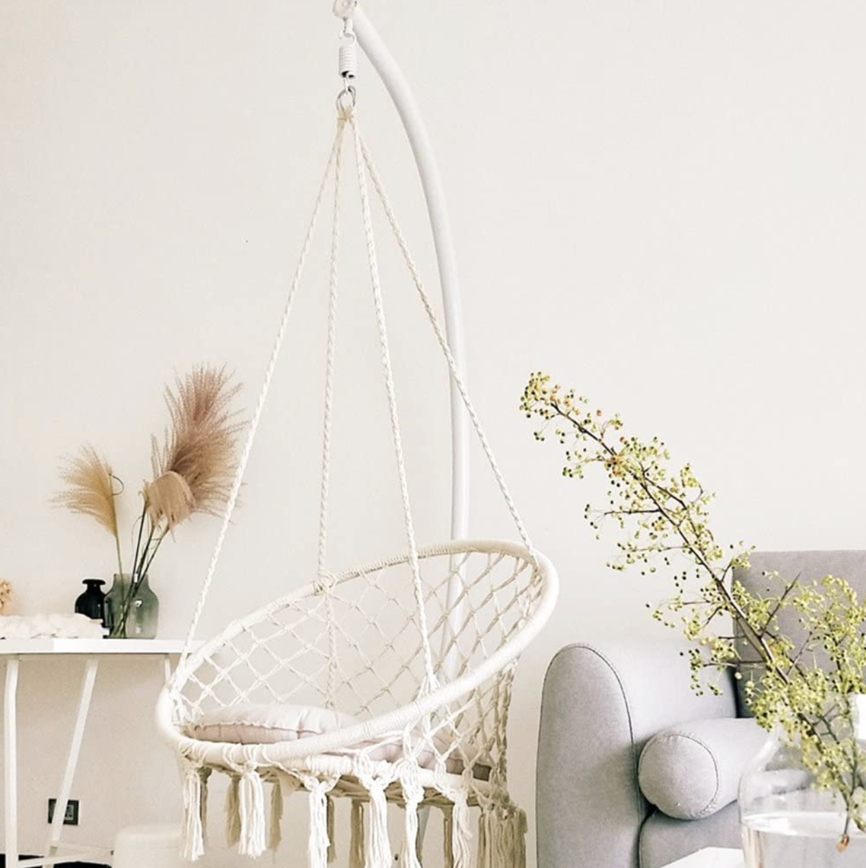46% off on Natural Hemp Macrame Hanging Chair | OneDayOnly