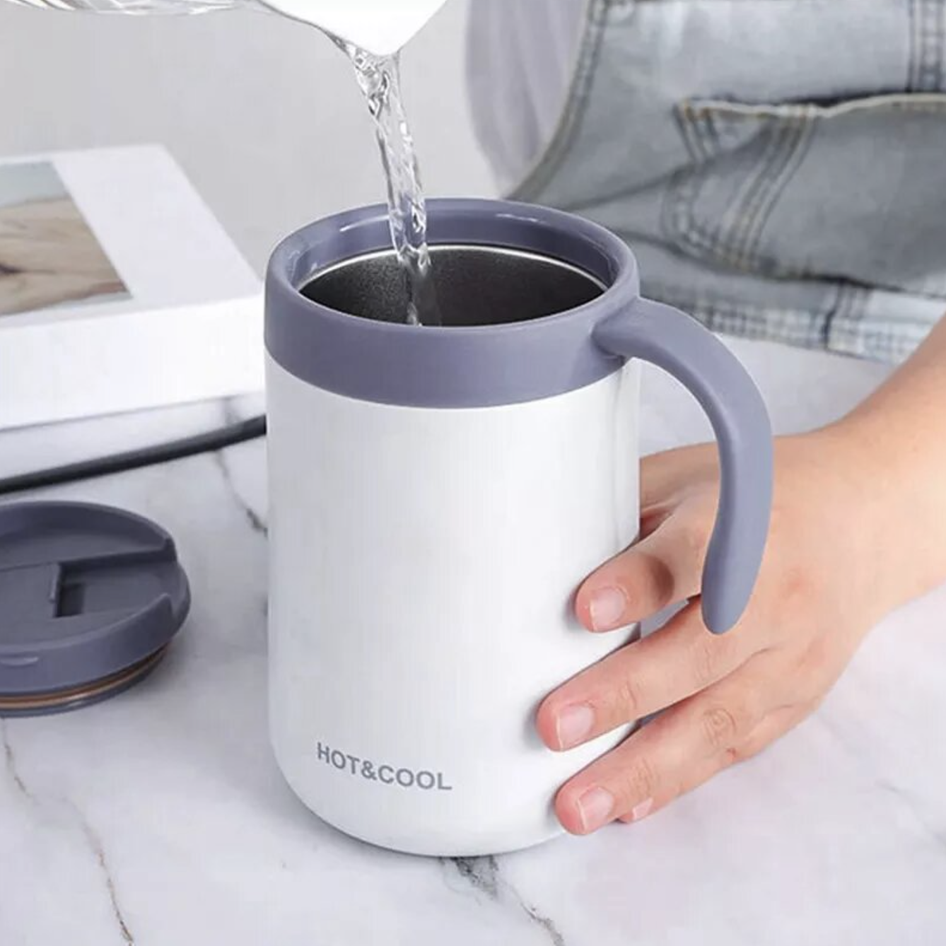 27% off on Sentro 500ml Hot and Cold Coffee Mug | OneDayOnly