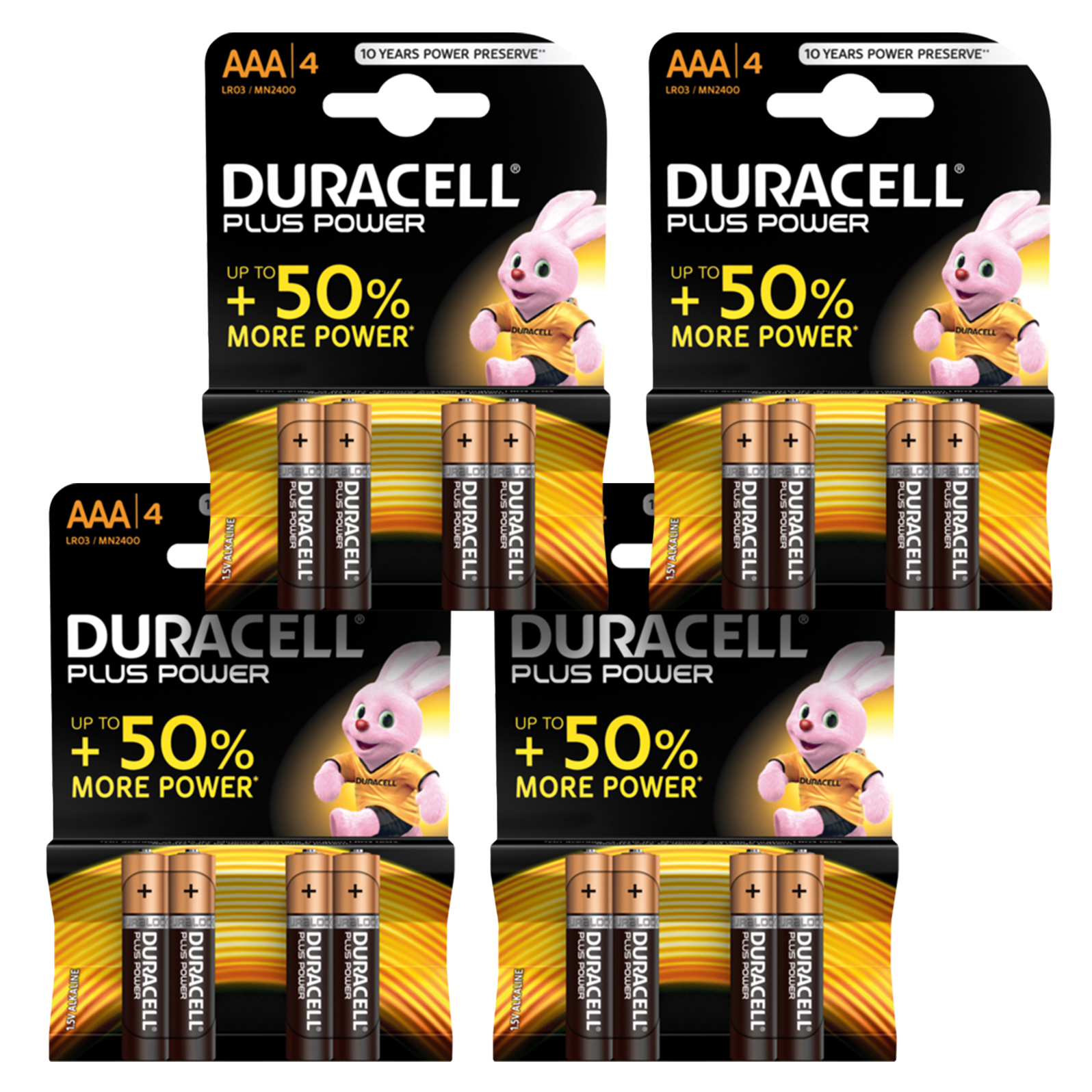46% off on Duracell 4x 4 AAA Batteries | OneDayOnly