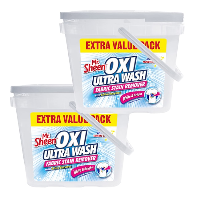 Mr Sheen 2x Oxi Ultra Wash Value Tubs | OneDayOnly
