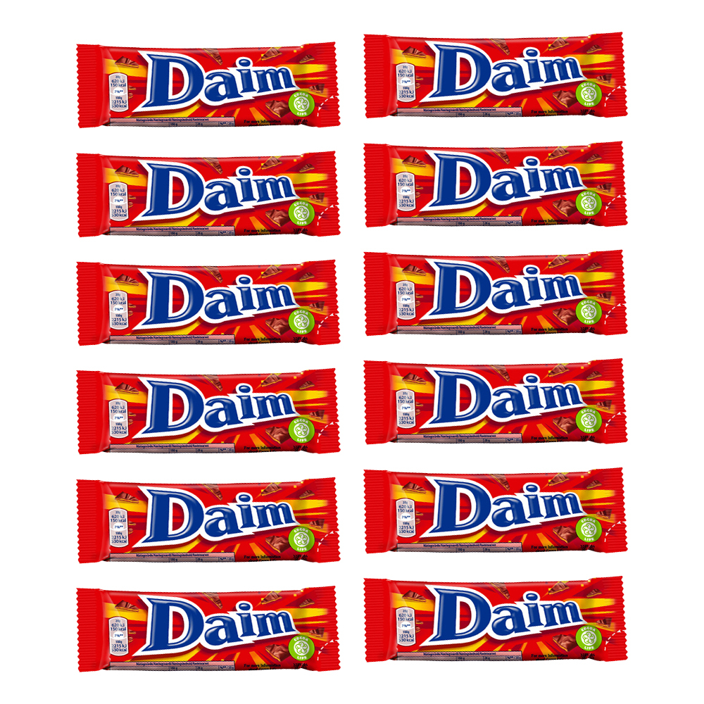 Daim 12x 28g Chocolate Bars | OneDayOnly
