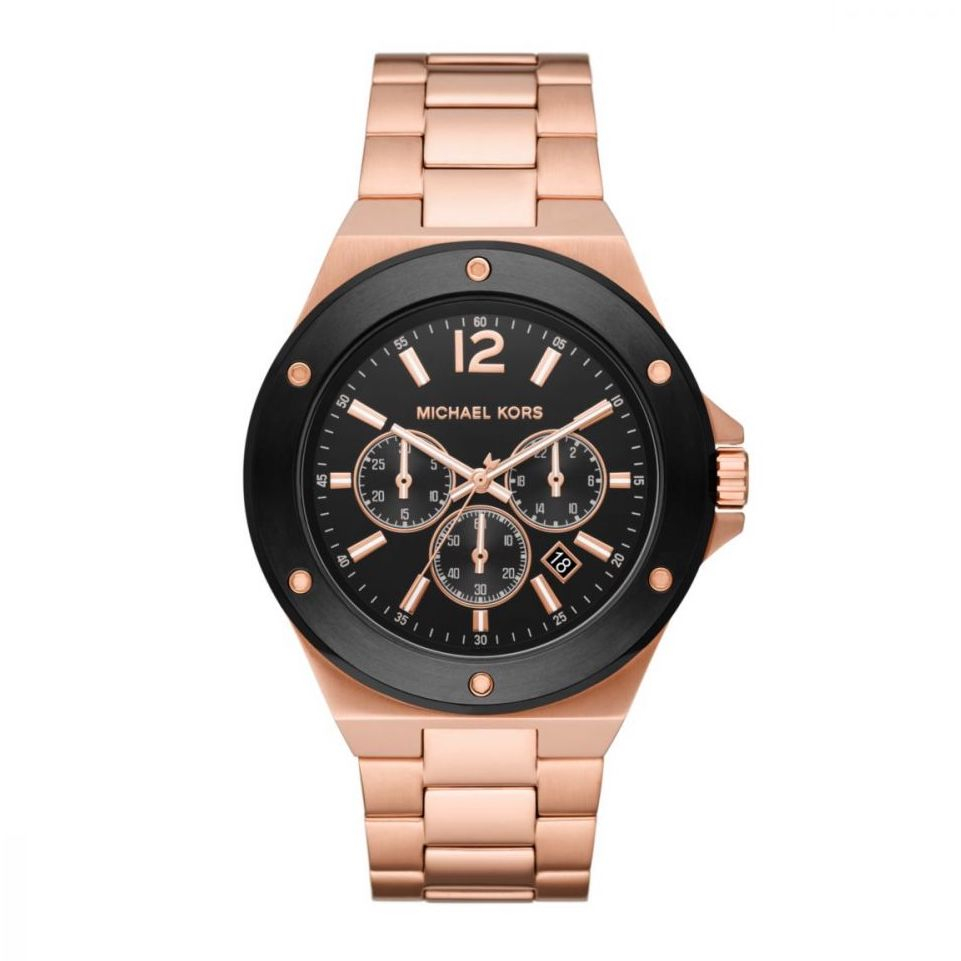 60% off on Men's Chronograph Rose Gold Tone Watch | OneDayOnly