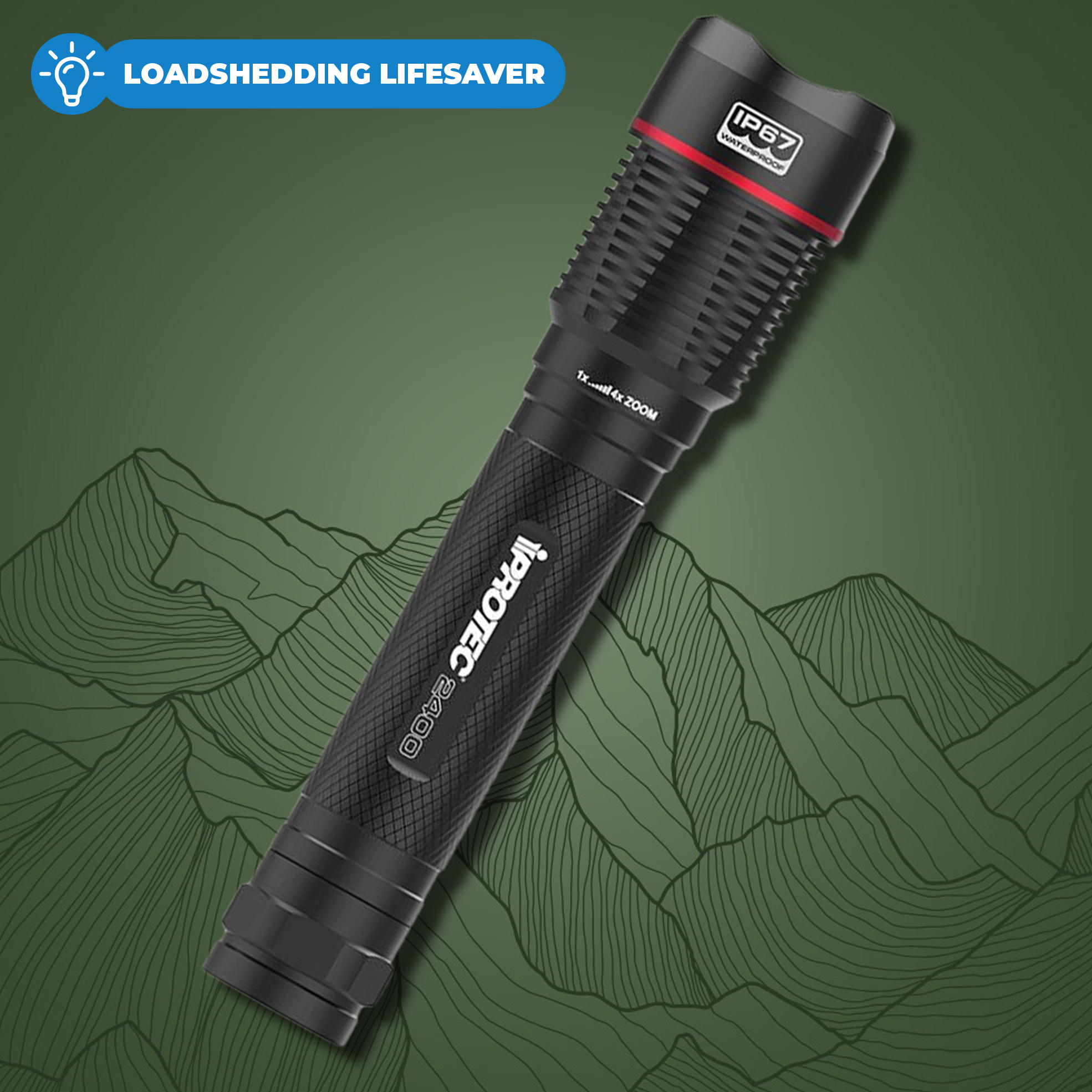 38% off on iProtec Waterproof LED Flashlight | OneDayOnly