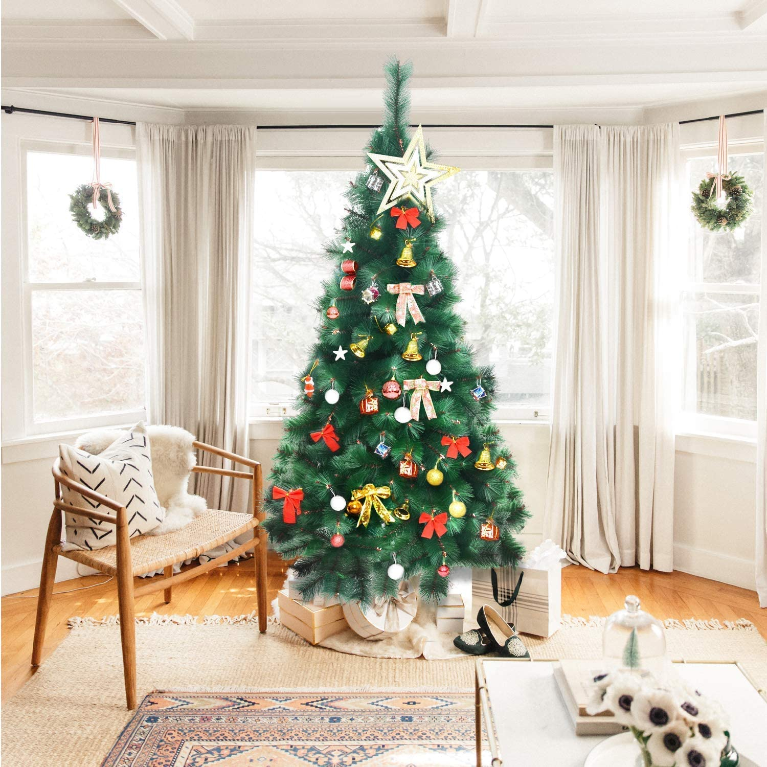 50% off on Festive 1.8 or 2.1m Christmas Tree | OneDayOnly