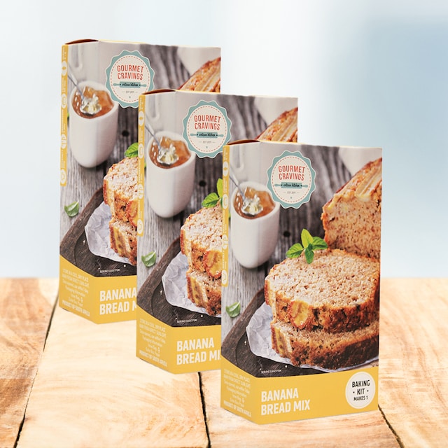 Gourmet Cravings 3x Banana Bread Mixes | OneDayOnly