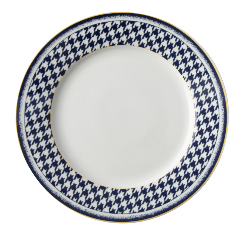 23% off on Galateo 4x Blue Check Side Plate | OneDayOnly