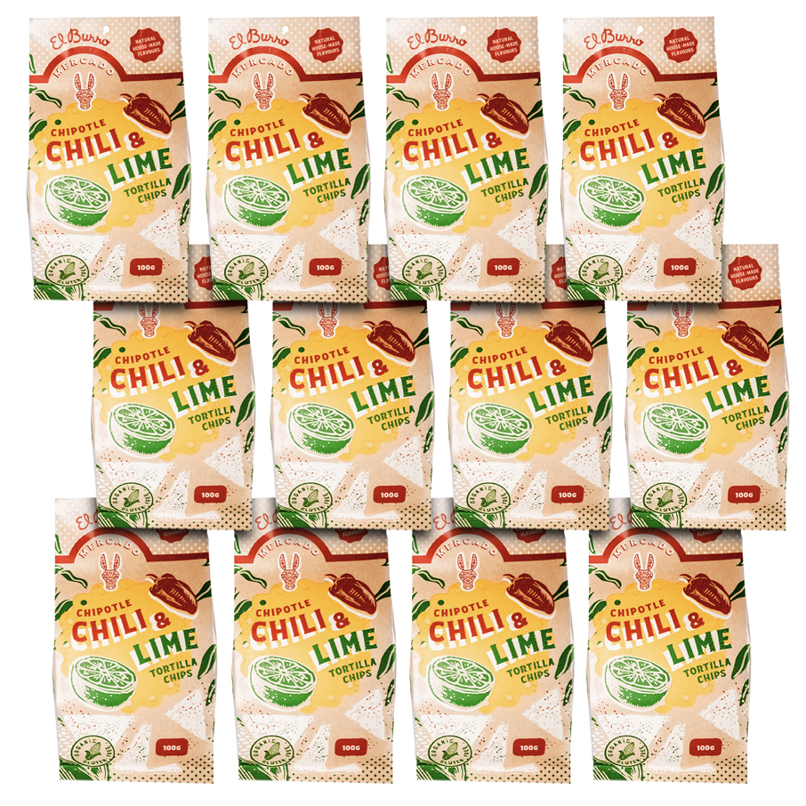18% off on 12x 100g Chilli & Lime Chips | OneDayOnly