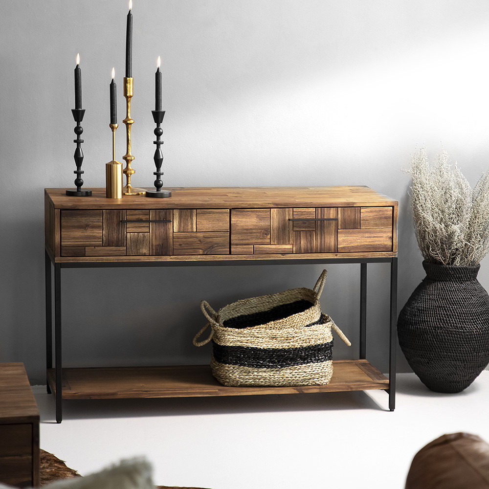 R700 off on Valgary Acacia Wood Console Table | OneDayOnly