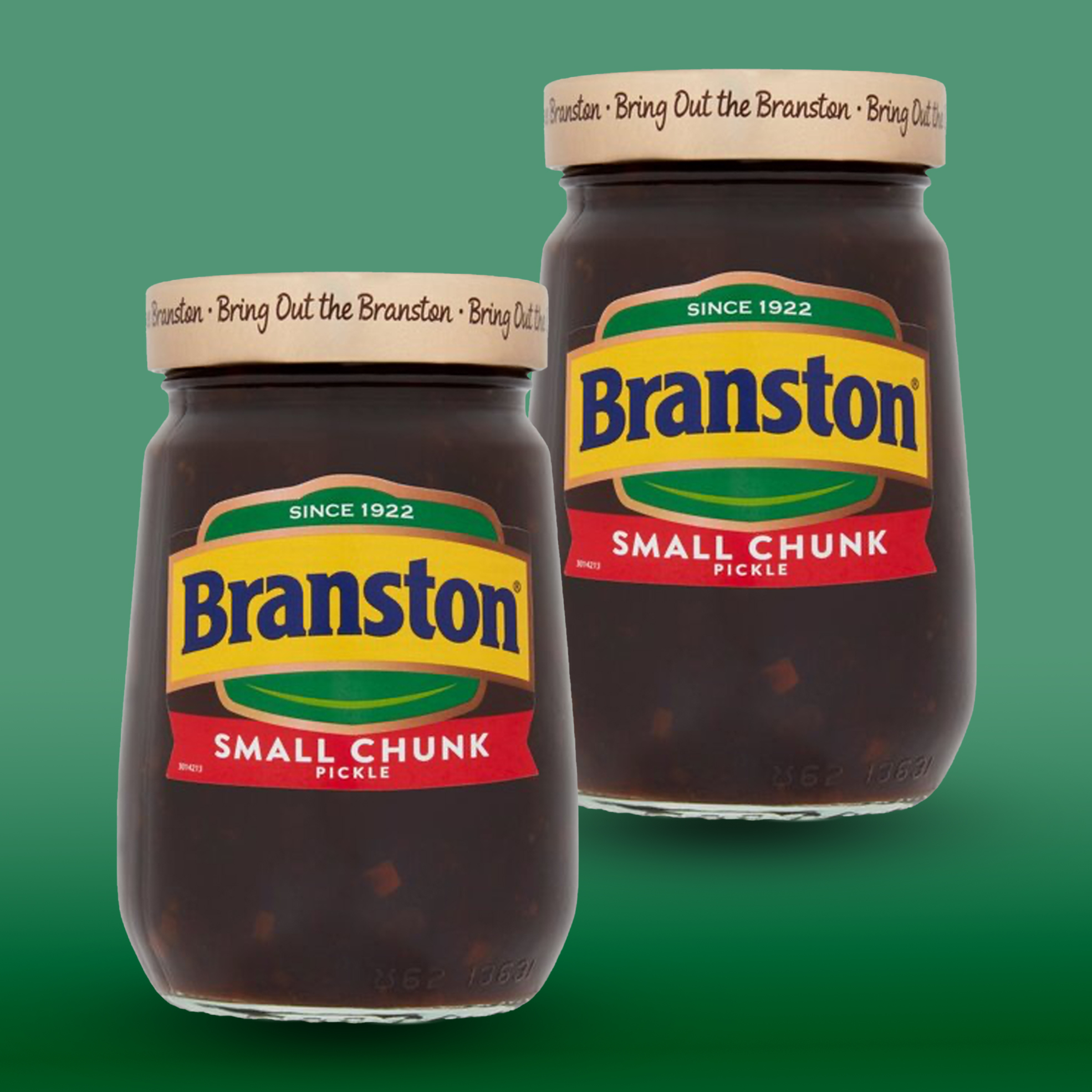 Branston 2x 360g Small Chunk Pickle Jars | OneDayOnly