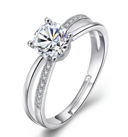 65% off on SilverCity Adjustable Zircon Ring | OneDayOnly