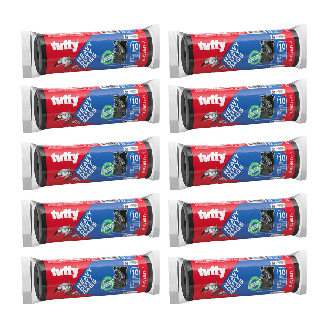 29% off on Tuffy 10x 10's Heavy Duty Black Bags | OneDayOnly