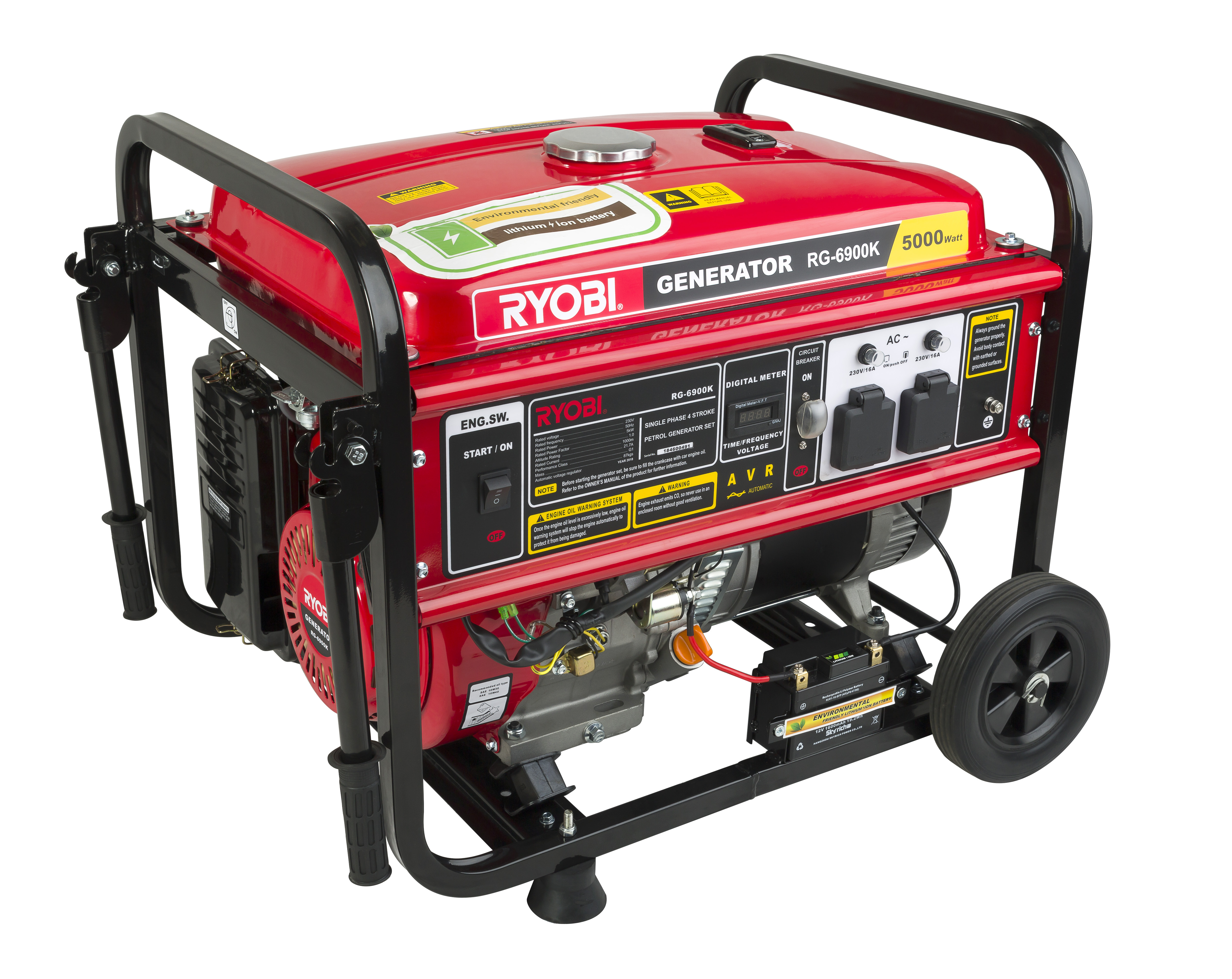 R900 off on Ryobi 5500W Key Start Generator | OneDayOnly