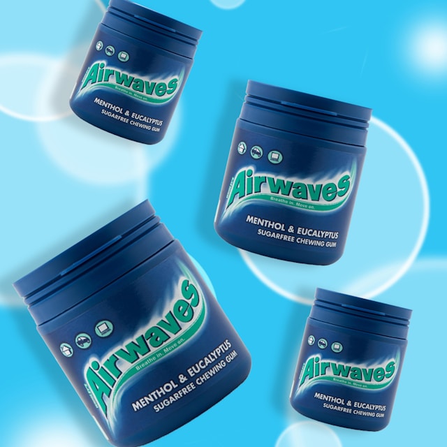 Airwaves 4x 84g Chewing Gum Bottles | OneDayOnly