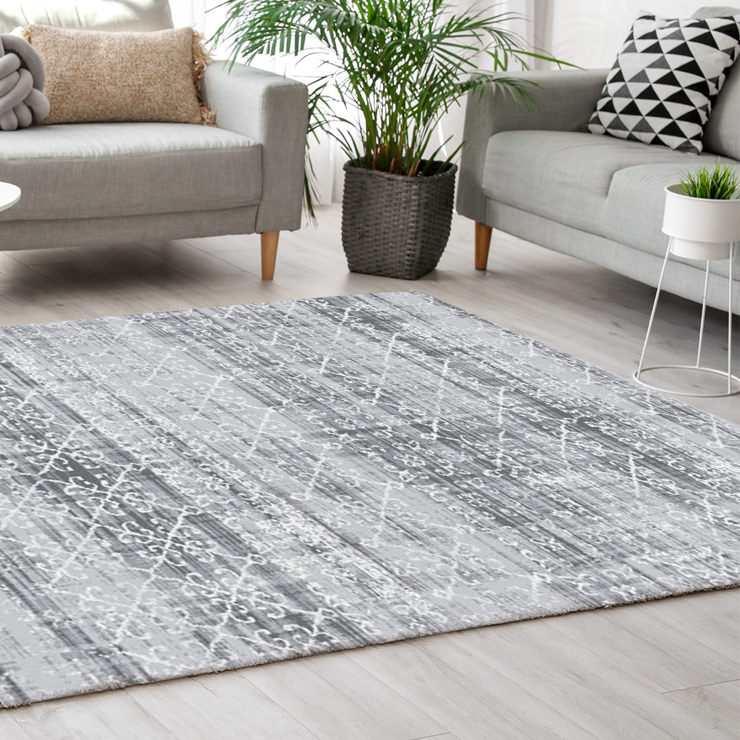 68% off on Prime Persian Oasis Trellis Grey Rug | OneDayOnly