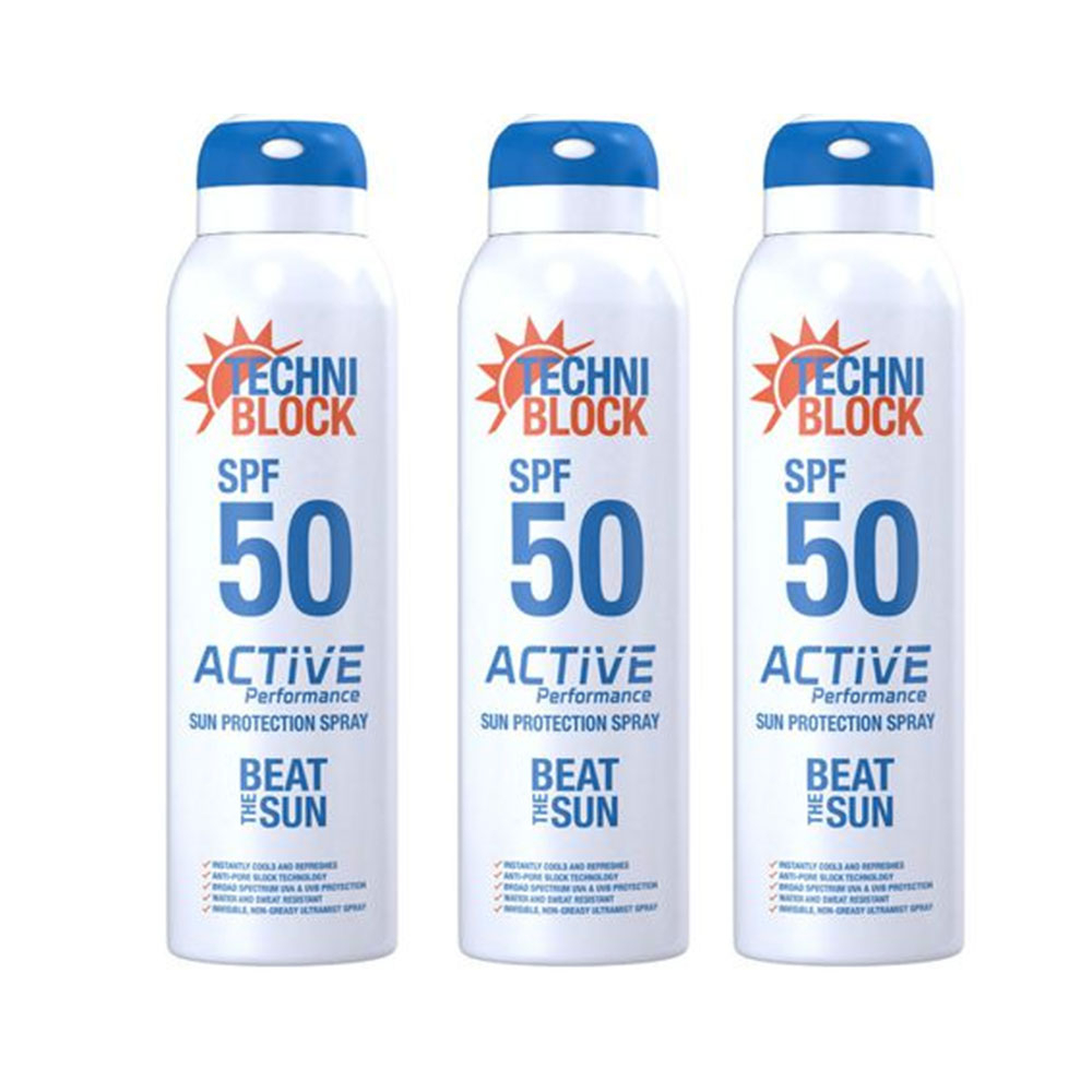 54% off on Techniblock 3x SPF50 Sun Sprays | OneDayOnly