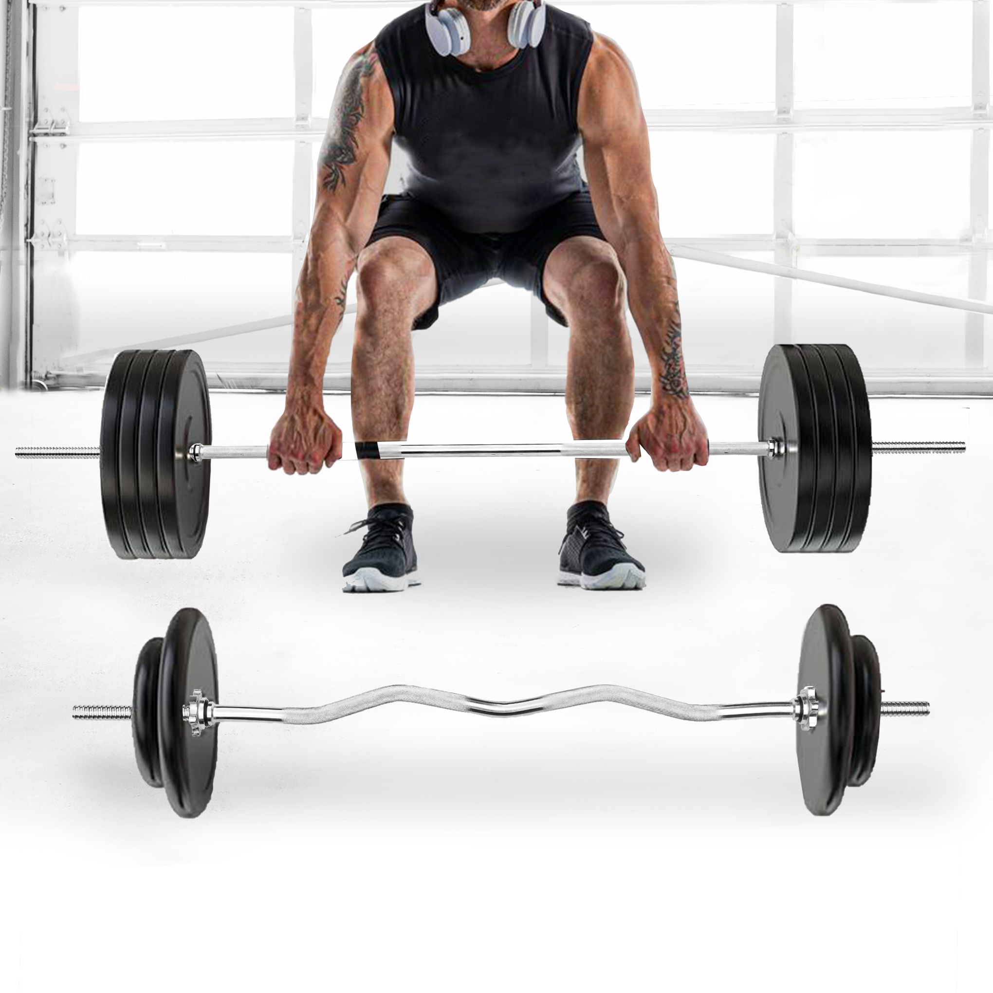 R120 off on Everlast Solid Barbell or EZ Bar | OneDayOnly