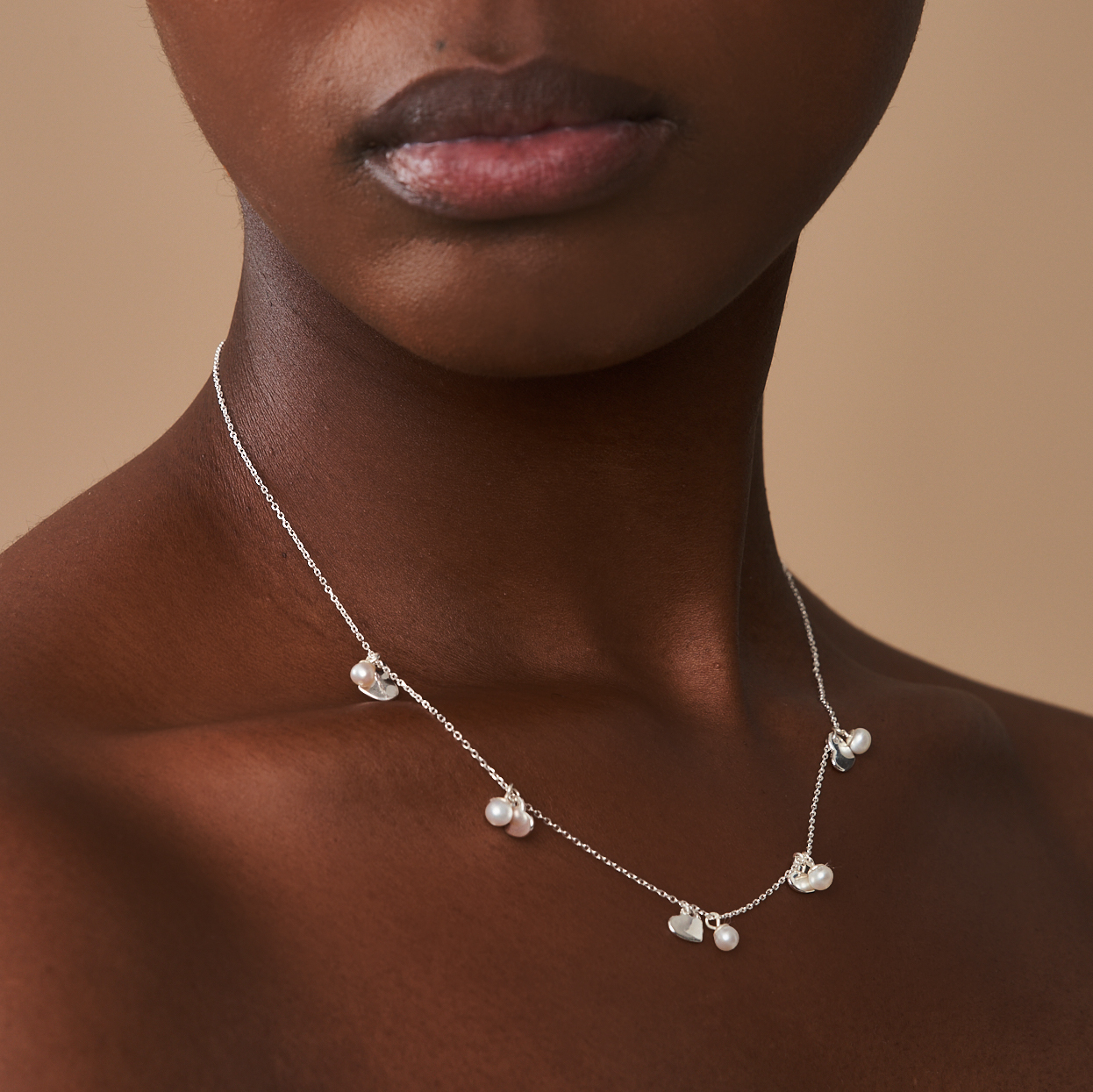 50% off on 42cm Carly Pearl & Disc Necklace | OneDayOnly