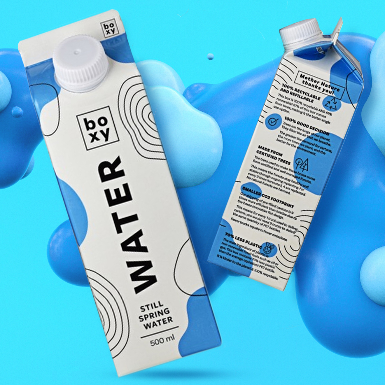 27% off on Boxy Water 24x 500ml Water Cartons | OneDayOnly