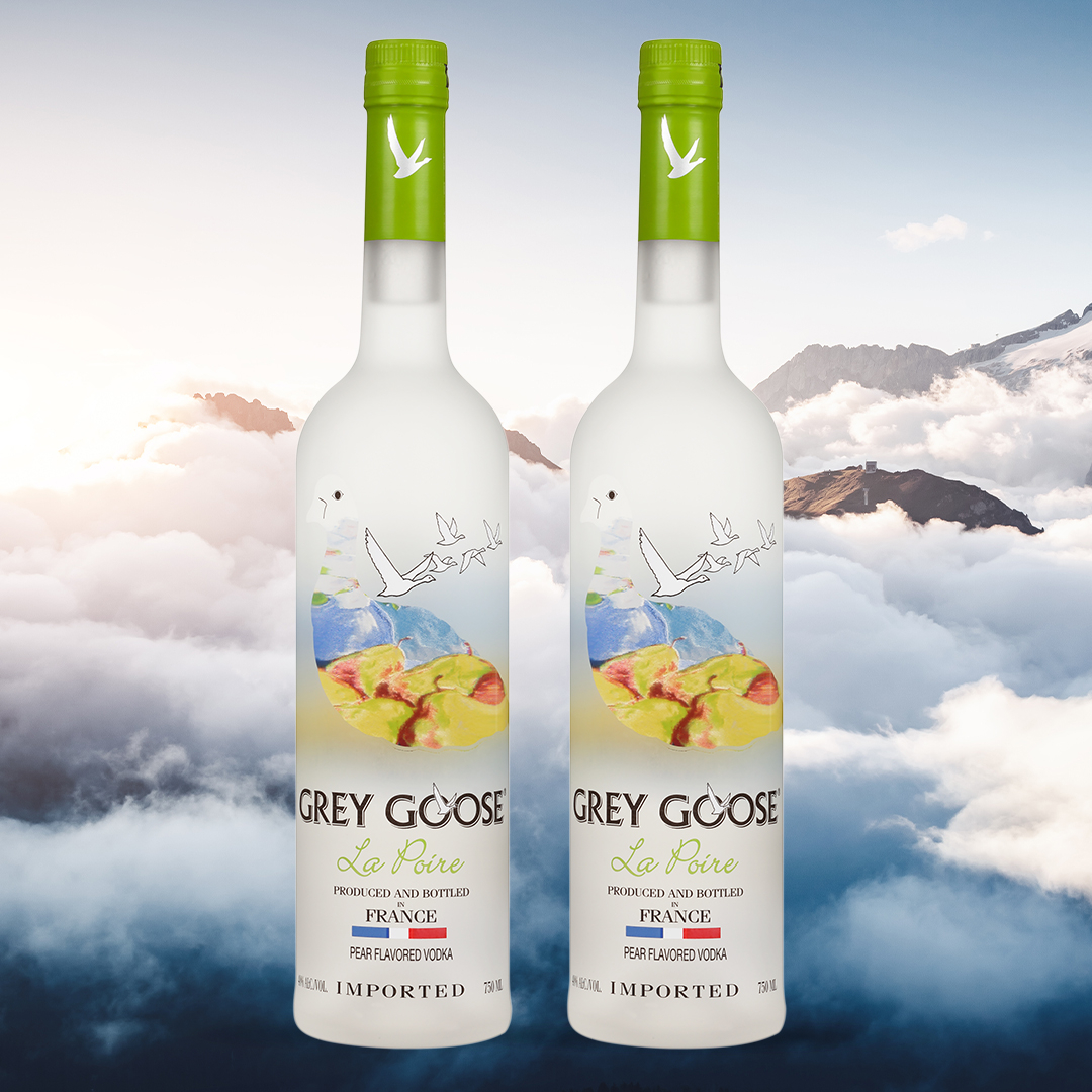 10% off on Grey Goose 2x 750ml La Poire Vodka | OneDayOnly