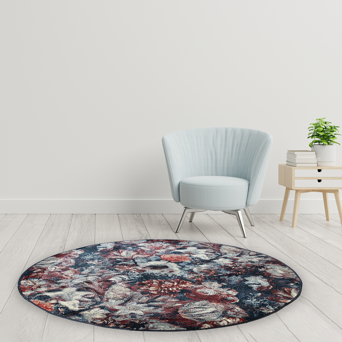 47% off on Round Flower Rug (160cm) | OneDayOnly