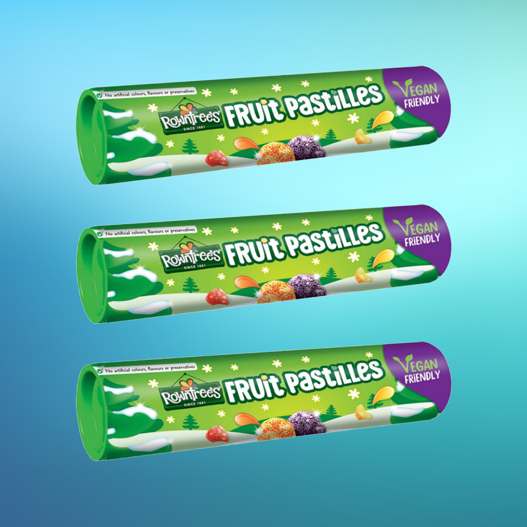 Blueberry Fruits Rowntrees Fruit Pastilles Candy - Case Of 48 Tubes ...