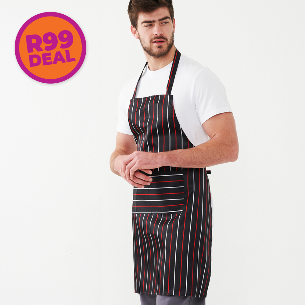 60% off on Cheffy Striped Kitchen Apron | OneDayOnly