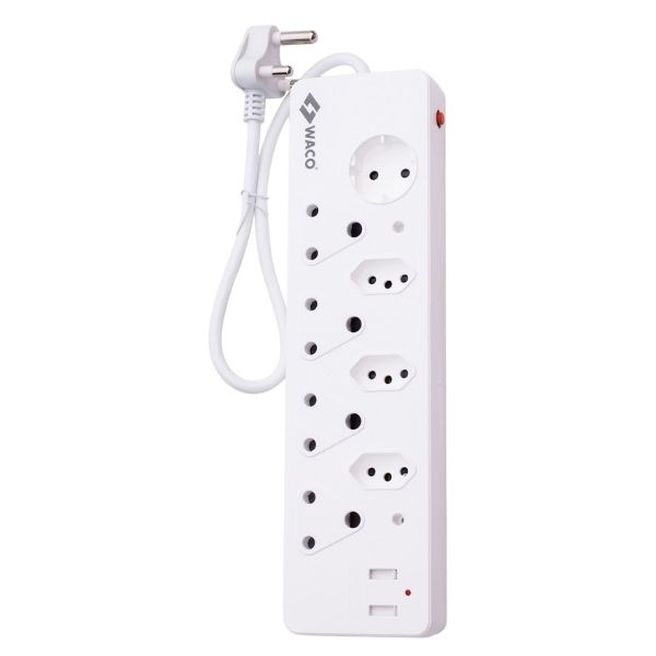25% off on Waco 8-Way Multi-Plug with USB | OneDayOnly