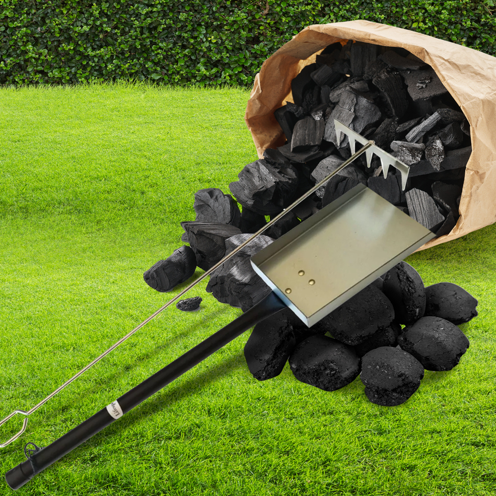 34% off on 2-Piece Coal Scoop and Rake Set | OneDayOnly