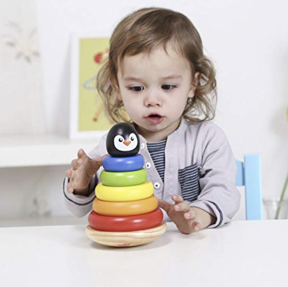 38% off on Nuovo Wooden Penguin Shaped Tower | OneDayOnly