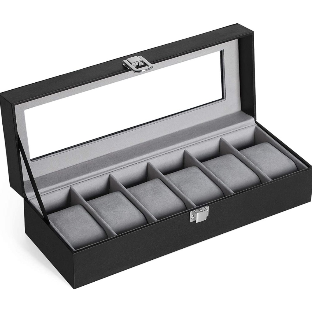 50% off on Songmics 6 Slot Watch Box | OneDayOnly