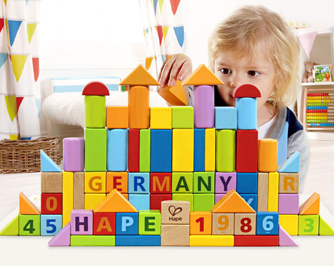 35% off on Hape 80-Piece Wooden Block Set | OneDayOnly