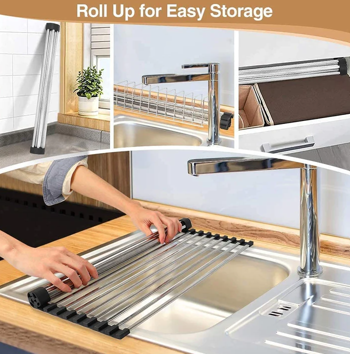 49% off on Eco-Home Roll Up Drain Rack | OneDayOnly