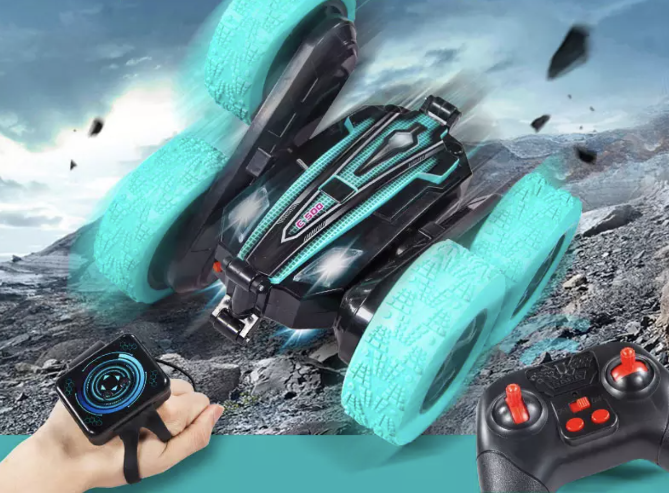 45% off on Off-Road 1:24 360° RC Stunt Car | OneDayOnly