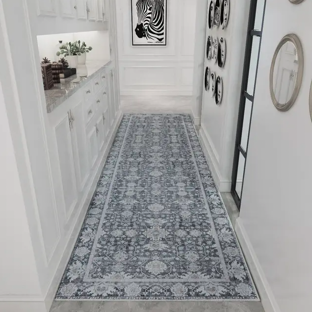 53% off on Washed Black Runner Rug | OneDayOnly