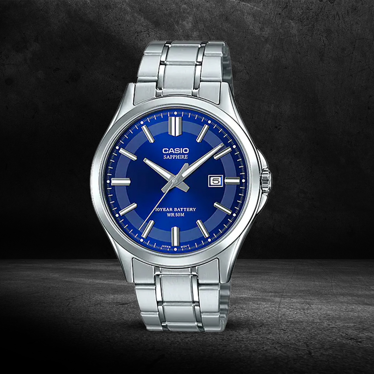 44% off on Casio Men's Silver Analog Watch | OneDayOnly