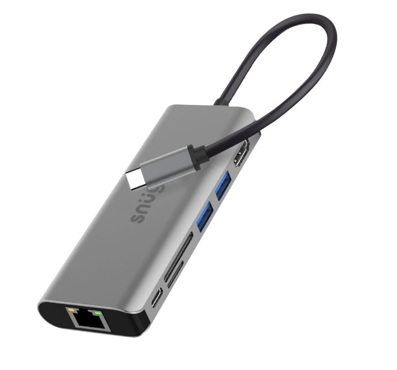 58% off on SNUG 7-Port Multifunction USB-C Hub | OneDayOnly