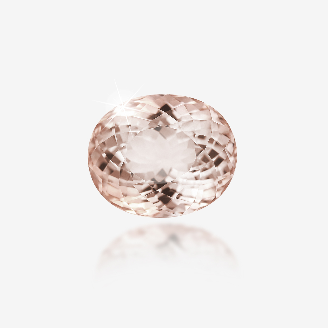 47% off on Oval Loose Premium Morganite | OneDayOnly