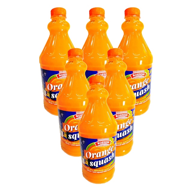 Boston 6x 2L Orange Squash Concentrates | OneDayOnly