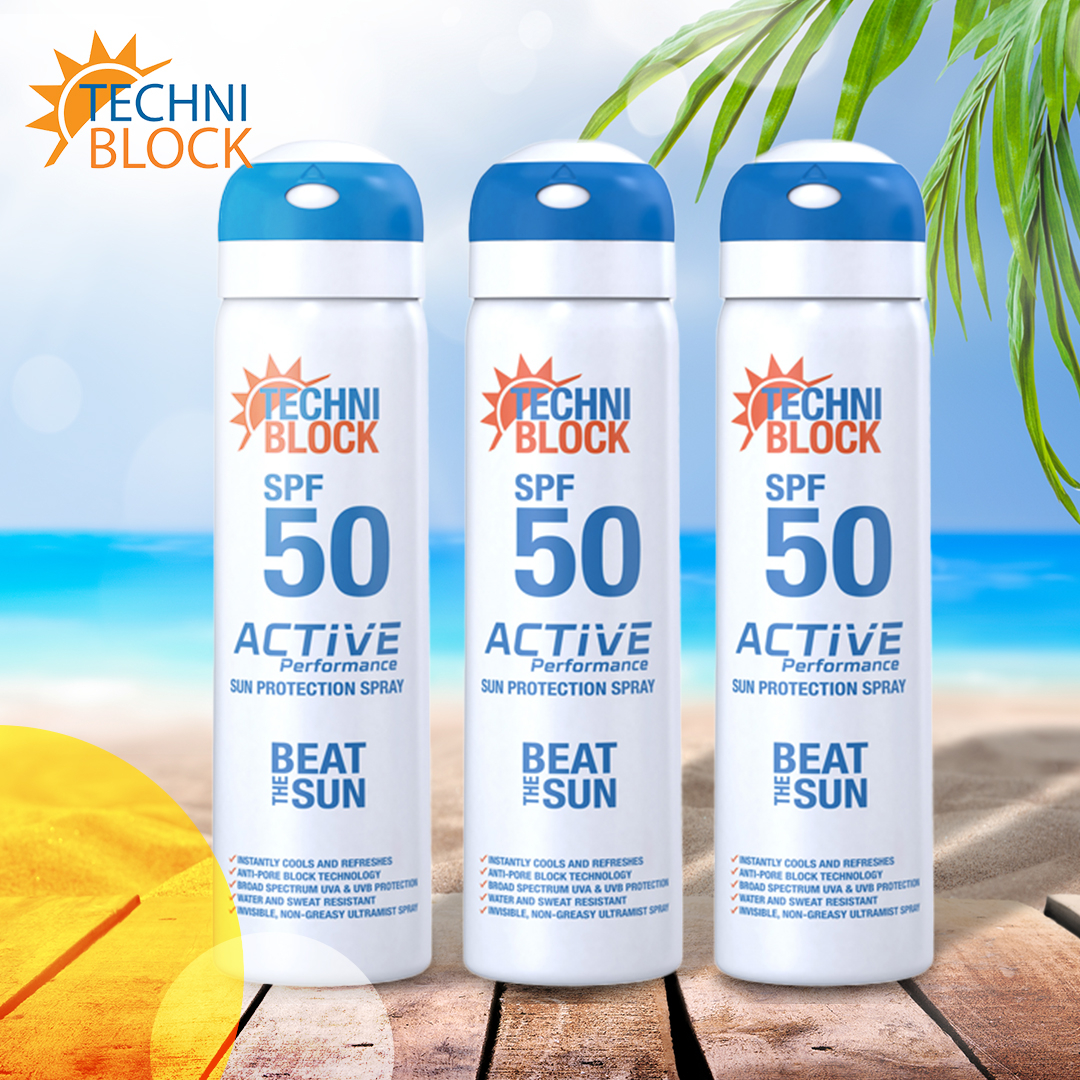 44% off on 3x SPF50 Active Performance Aerosol Sun Protection Sprays ...