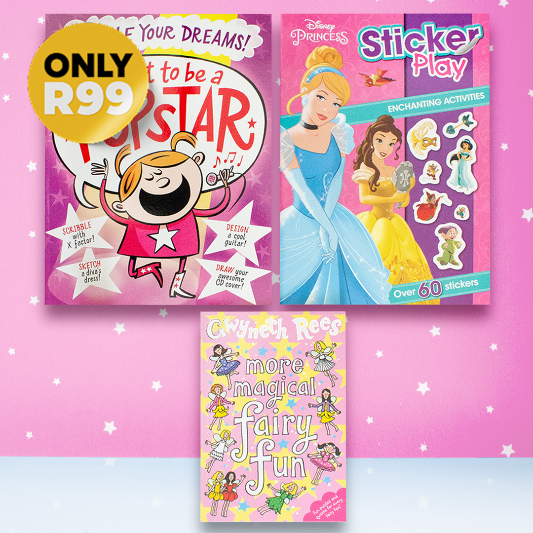 68% off on Girls Sticker & Activity Pack | OneDayOnly