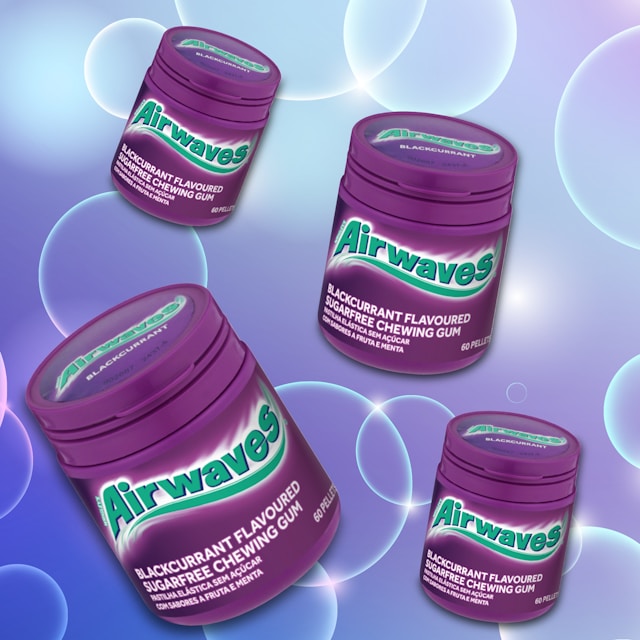 Airwaves 2x 84g Chewing Gum Bottles | OneDayOnly