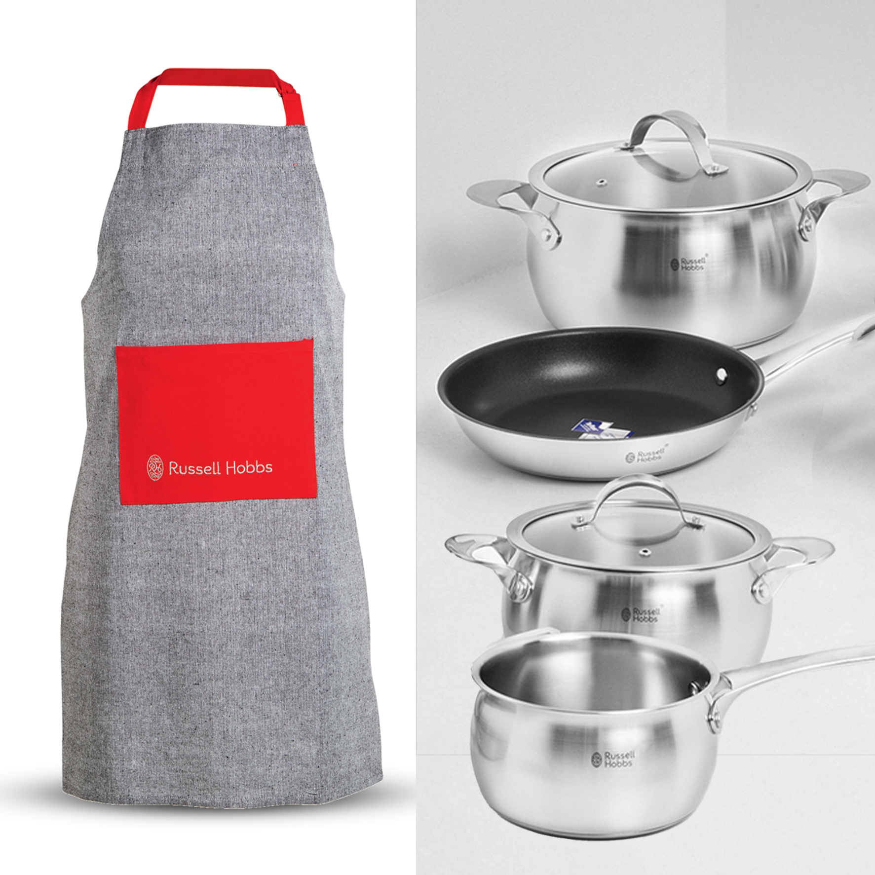 21% off on 7-Piece Cookware and Apron Set | OneDayOnly
