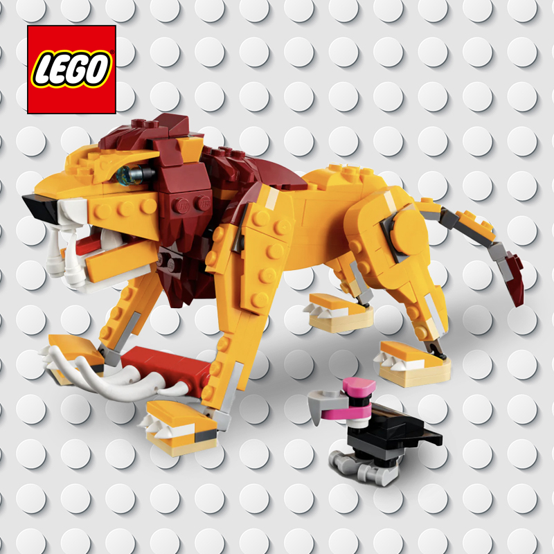 24% off on LEGO 224-Piece 3-in-1 Wild Lion | OneDayOnly