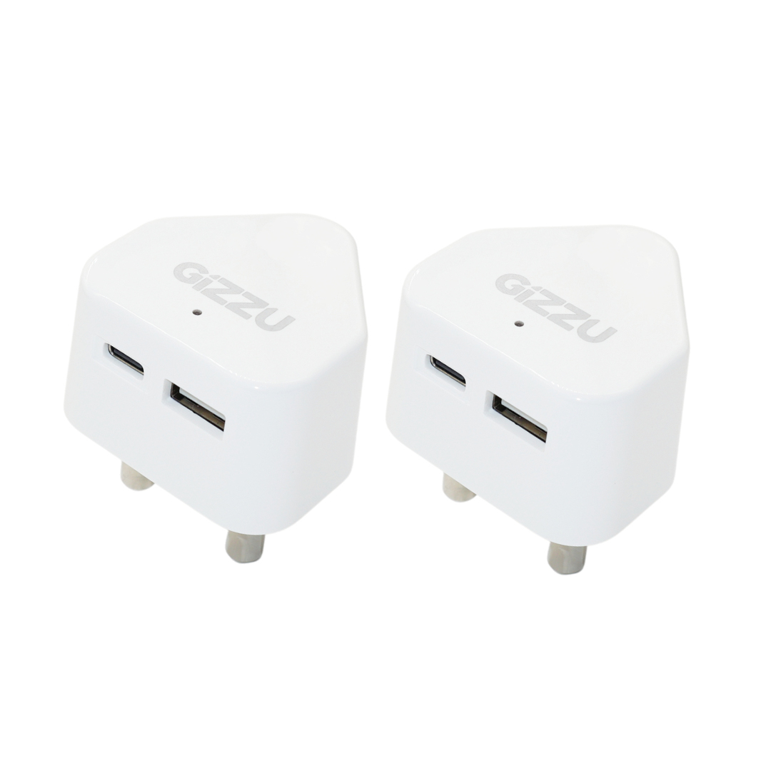 39% off on Gizzu 2x USB/Type-C Wall Charger | OneDayOnly