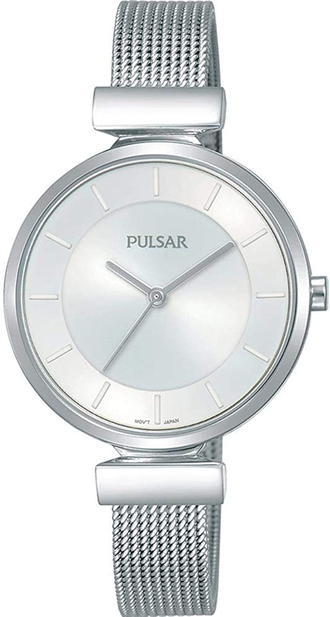 41% off on Pulsar Analog Silver Mesh Watch | OneDayOnly