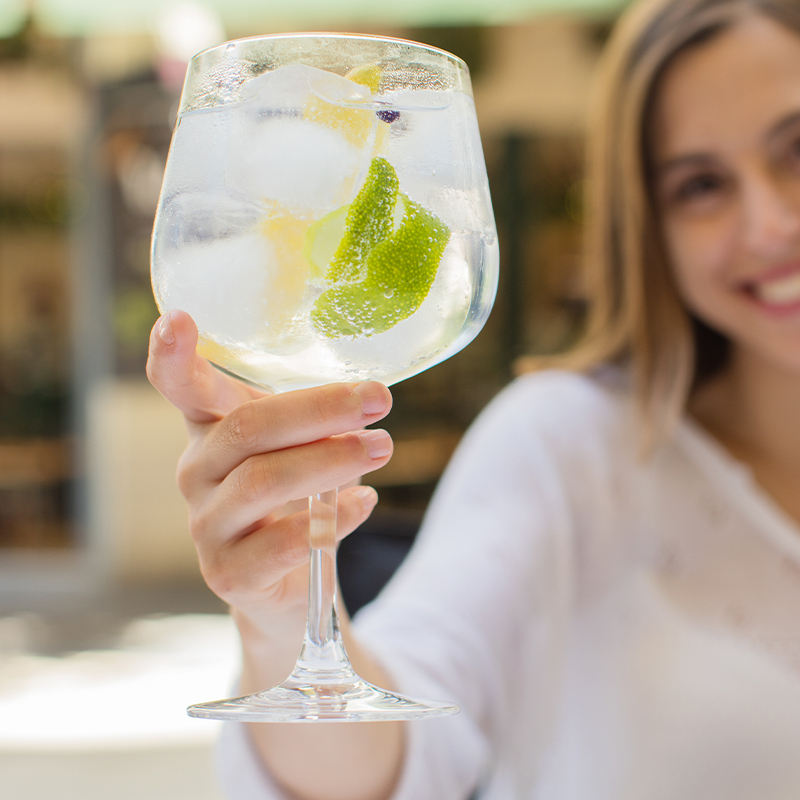 27% off on 6x 570ml Sandra Crystal Gin Glasses | OneDayOnly