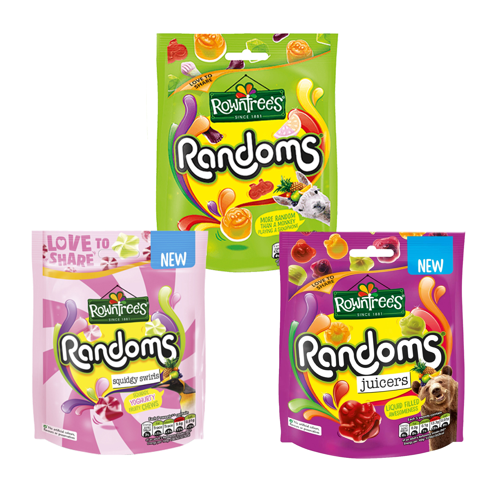 19% off on Rowntree's 3x Randoms Bags | OneDayOnly