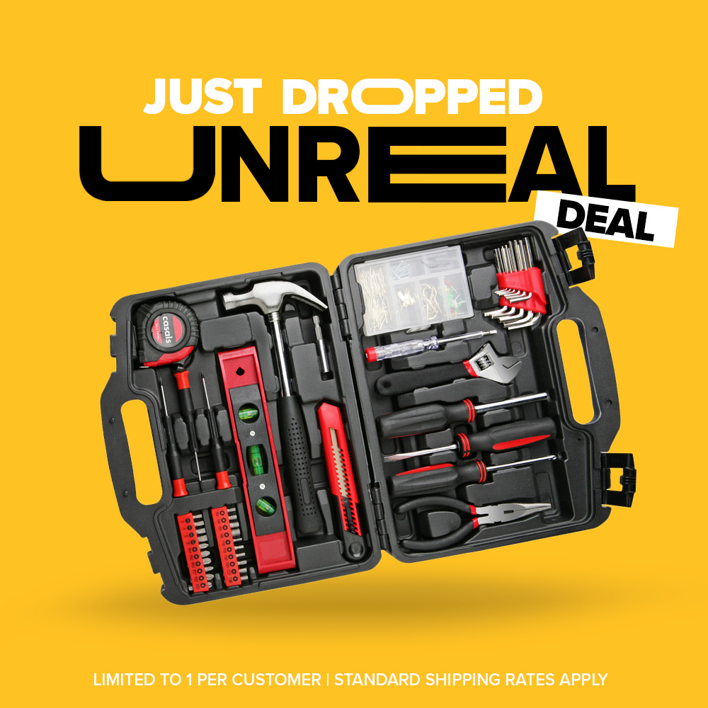 75% off on Casals 145-Piece Tool Set | OneDayOnly