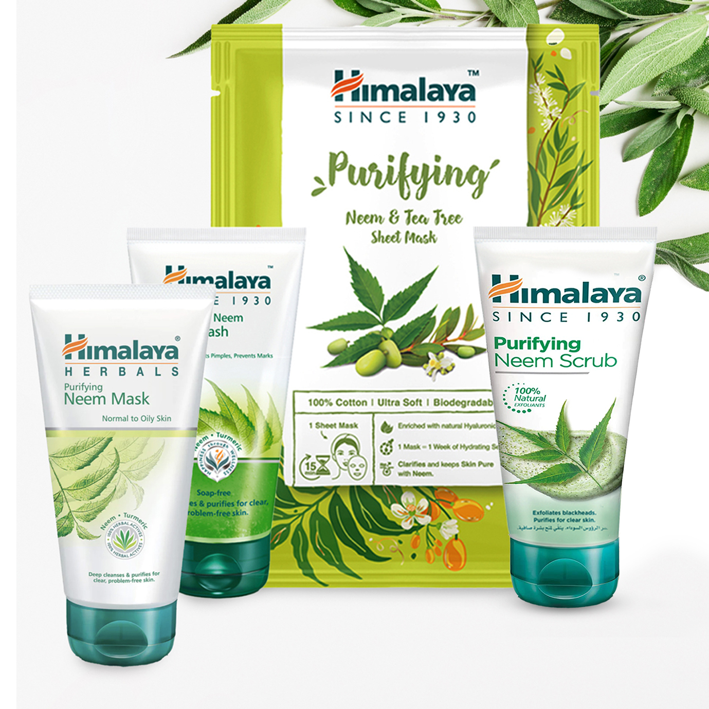 11% off on Himalaya 4-Piece Neem Facial Bundle | OneDayOnly